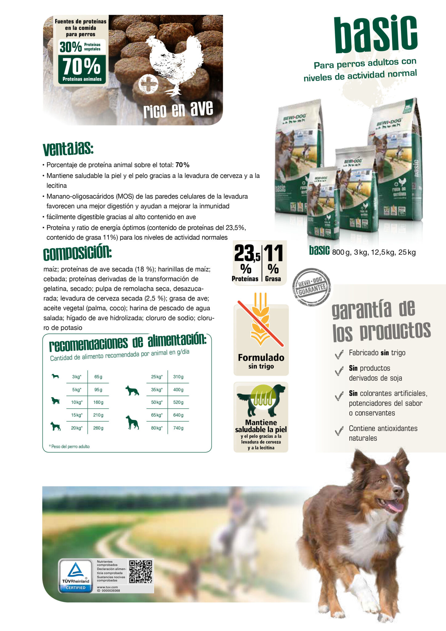 Bewi Dog Basic — Pet LucanPi Ltda.